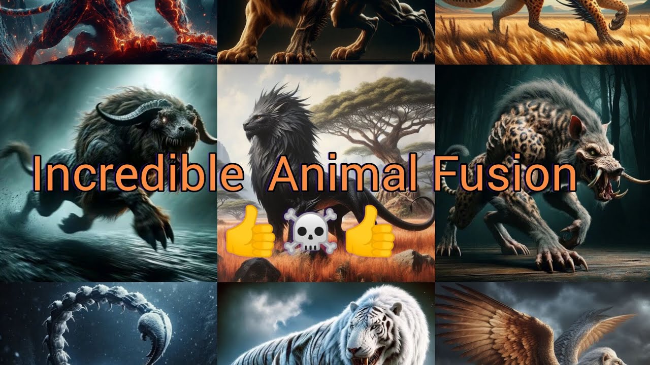 Amazing Animal fusion hybrid best animal fusion #ai #art #animals # ...