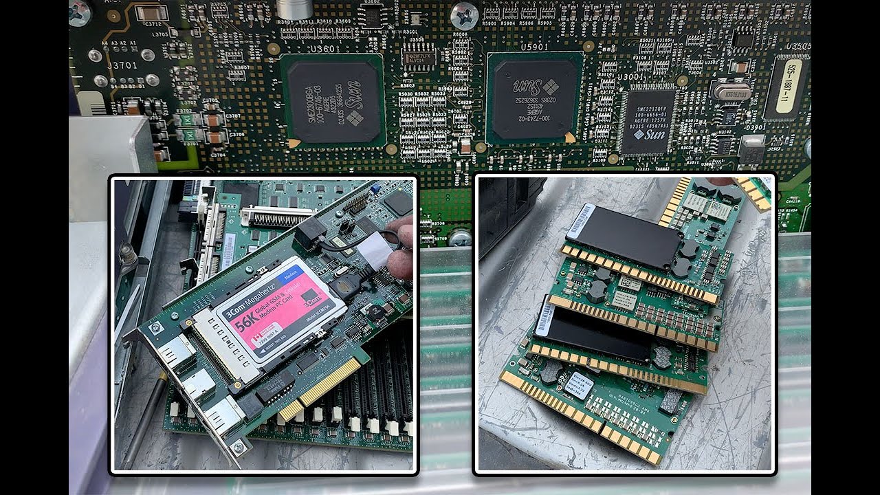 An Amazing Tear Down - 1990s Sun Servers - YouTube