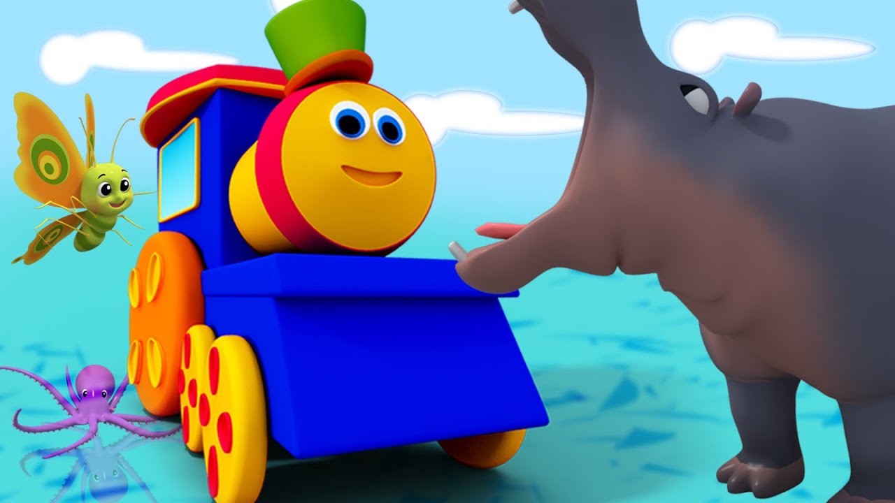 Bob el tren | Bob animal de de tren aprender ABC | Dibujo animado para ...