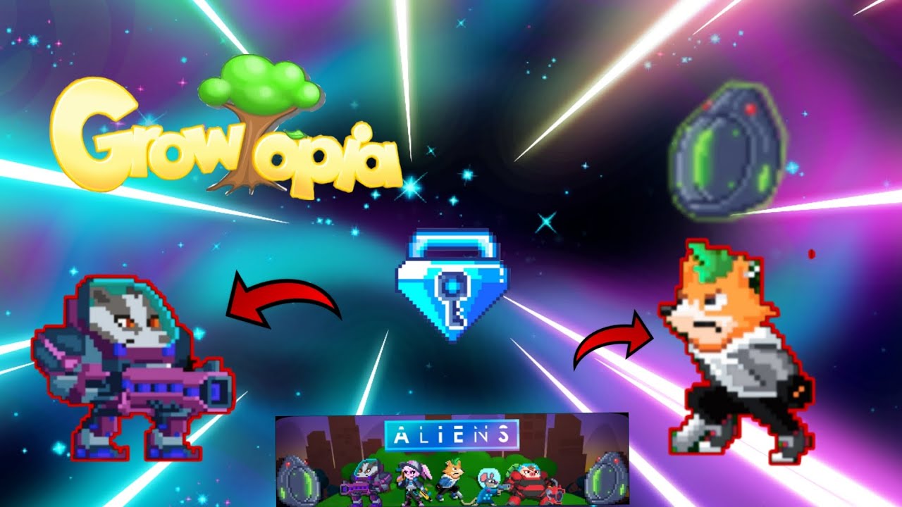 40DL Landing Pod Gacha! Aliens Update! INSANE luck! Growtopia (Got ...