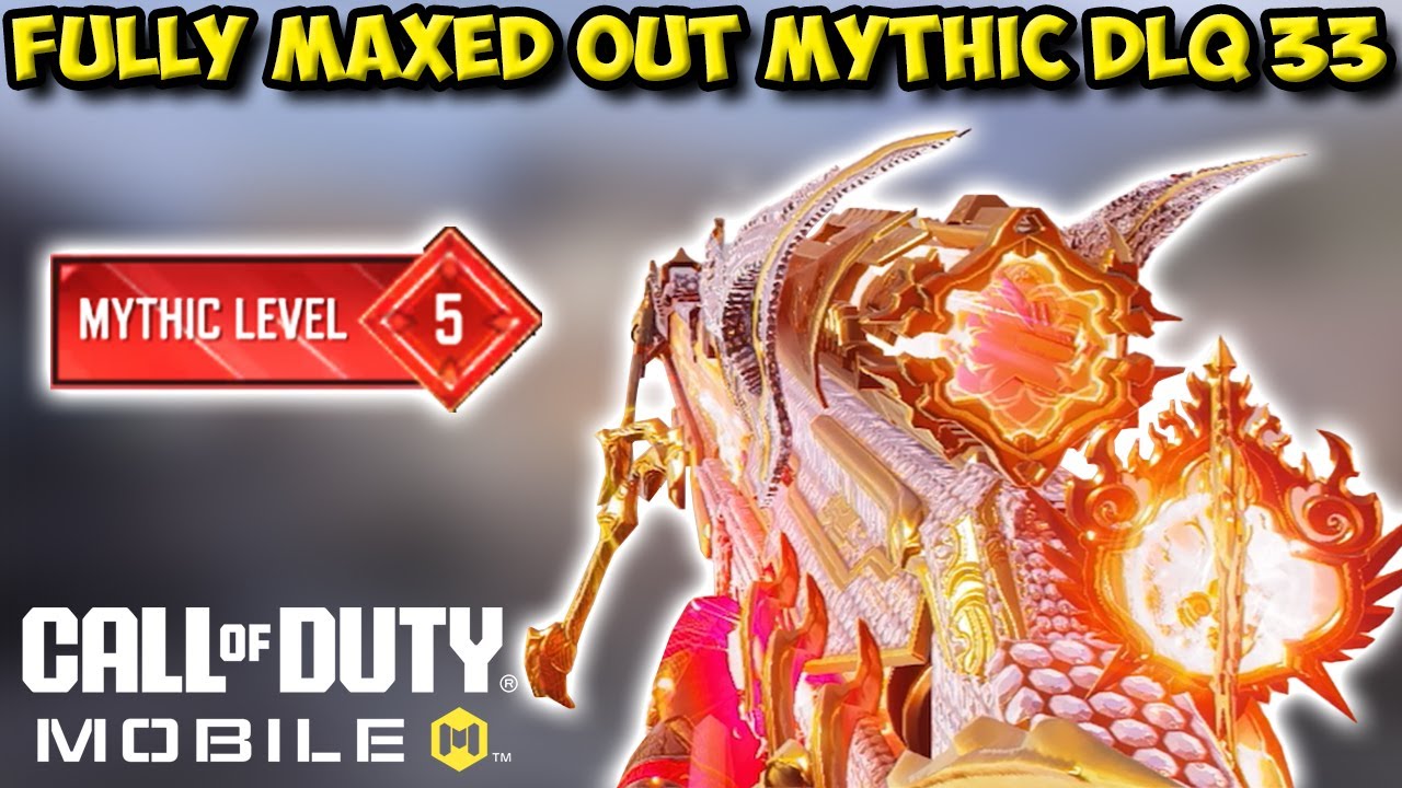 I Finally MAXED OUT the MYTHIC DLQ33 Lotus Flames in COD MOBILE - YouTube