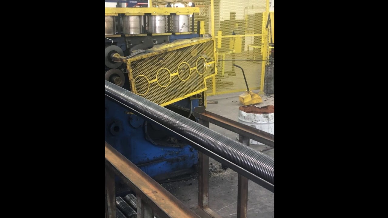 Garage Door Torsion Spring Winding Process - YouTube