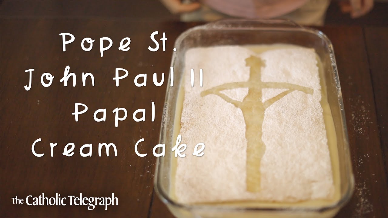 JPII's Papal Cream Cake - YouTube