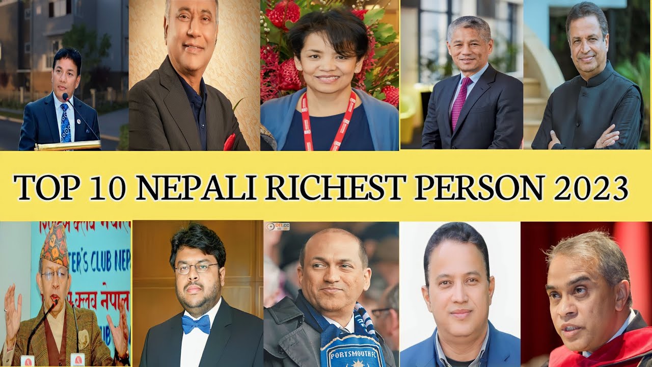 top 10 nepali richest person 2023 || how to richest person in Nepal ...
