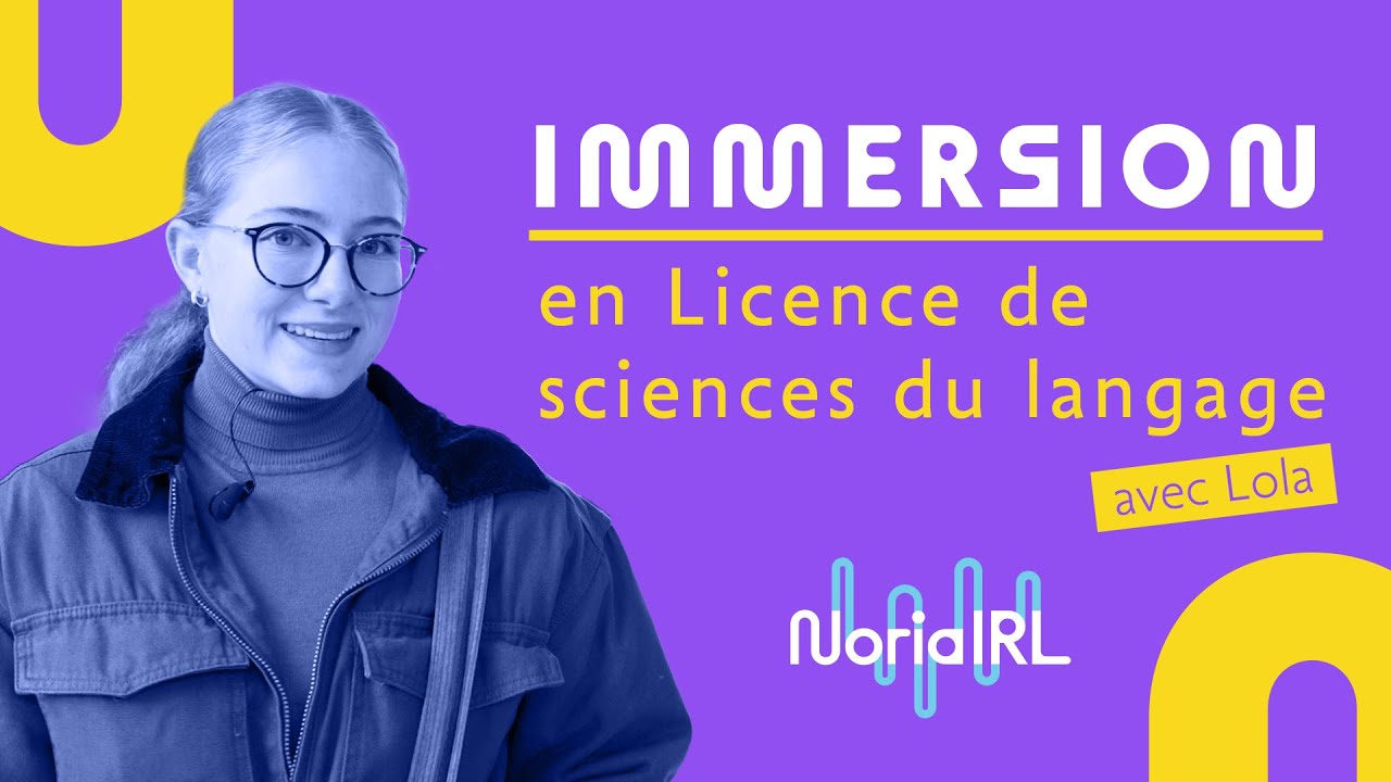 IMMERSION en Licence de sciences du langage (avec Lola) - YouTube