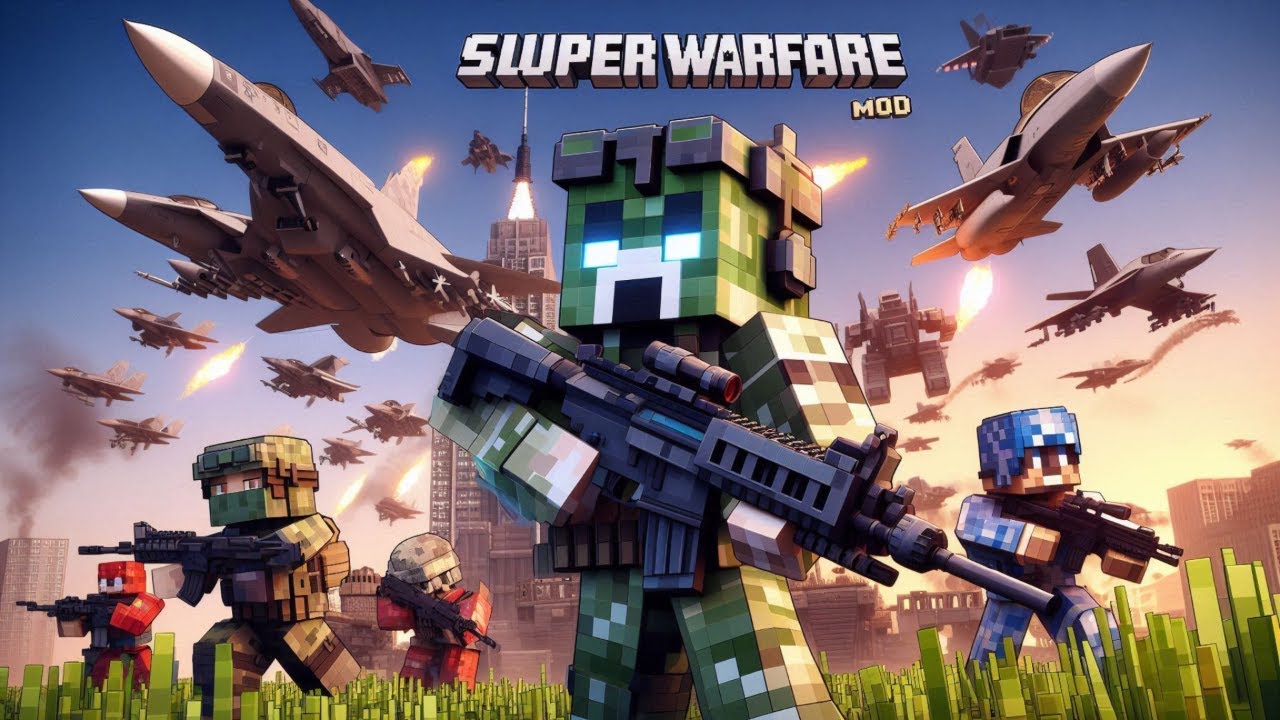 El Mod De Guerra Definitivo - Superb Warfare - Minecraft Mods - YouTube