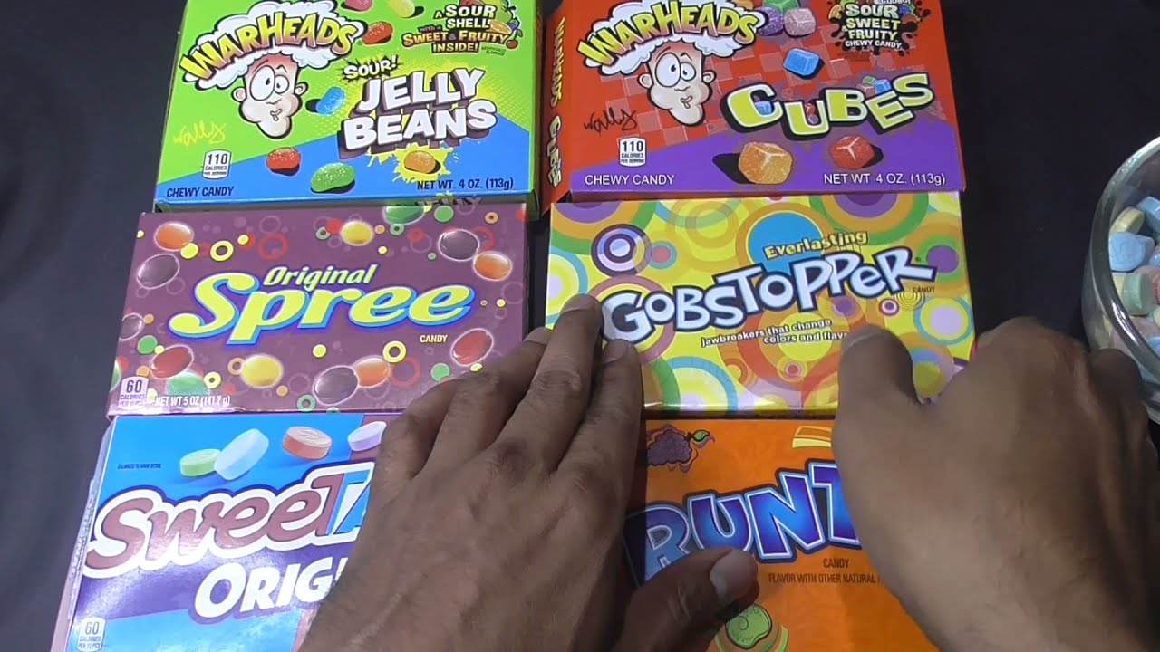 Gobstopper Jawbreakers Everlasting candy opening - YouTube