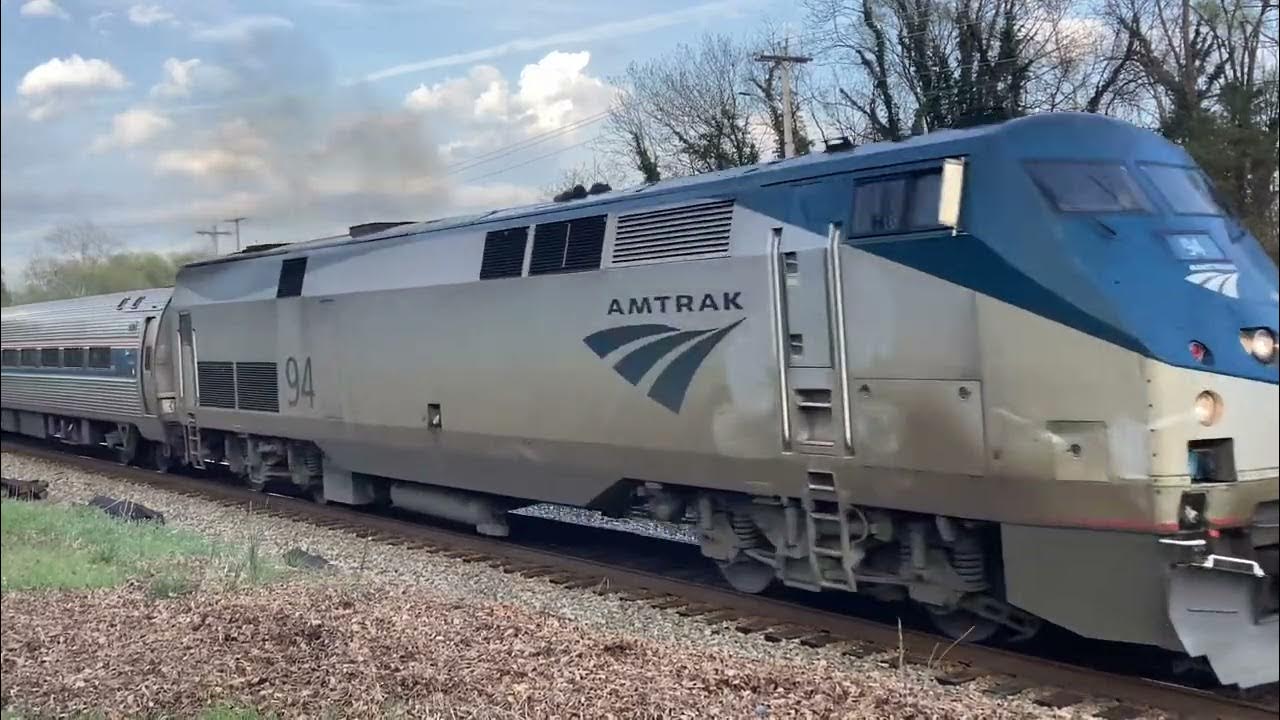 Amtrak #94 Passes NS 6938 In Culpeper, Va - YouTube