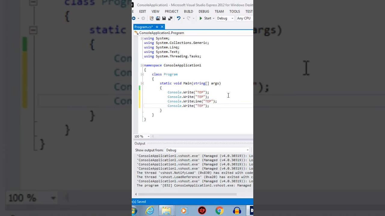 03 Difference Between Write And WriteLine In C YouTube 03 Difference Between Write And WriteLine In C YouTube