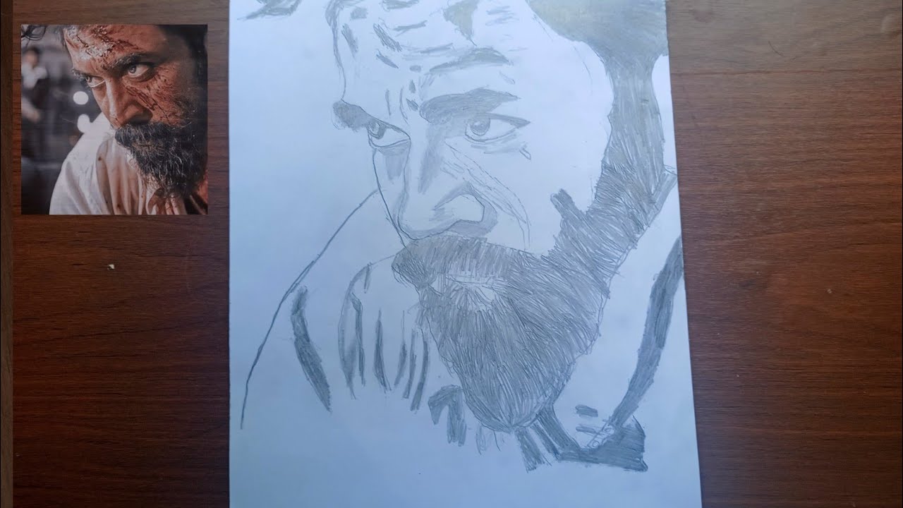 Surya Drawing Rolex | Vikram | Game In Art drawing - YouTube