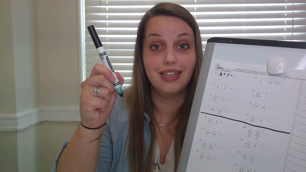 Ms Sorensen day #44 support add, sub - YouTube