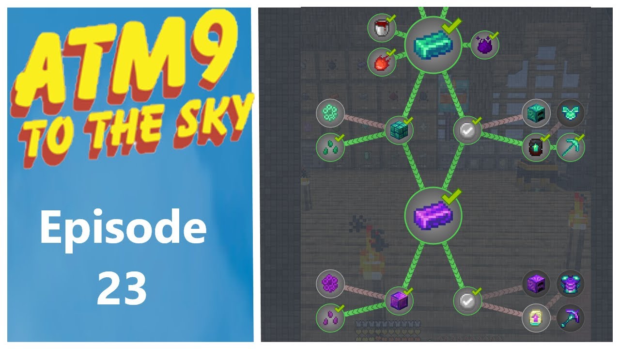 Vibranium and Unobtanium! ATM9 To The Sky - Episode 23 - YouTube