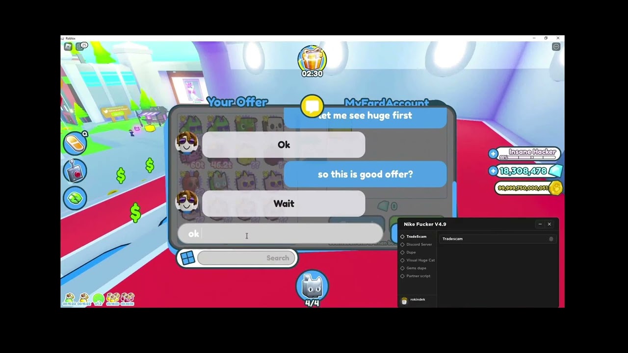 NEW TRADE SCAM PSX [EASTER] - YouTube