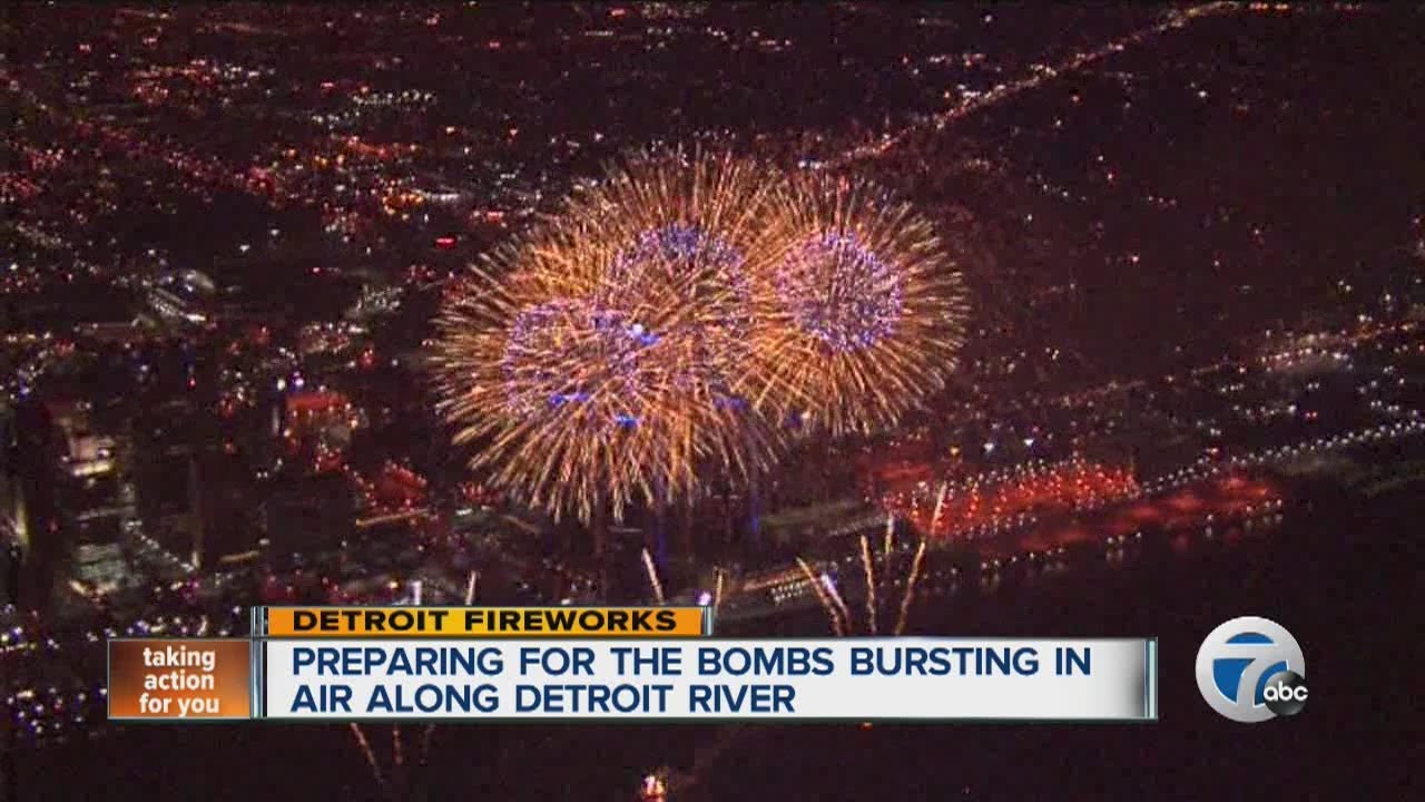 Preparing for the fireworks - YouTube
