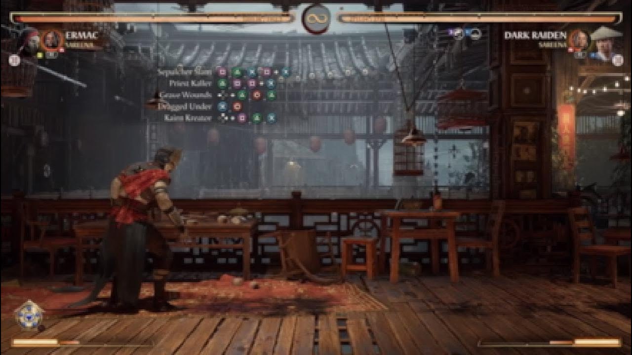 Mk1 invasion mode raiden boss - YouTube