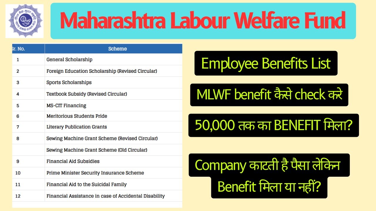 Employee Benefits कैसे Check करें | Maharashtra Labour Welfare Fund # ...