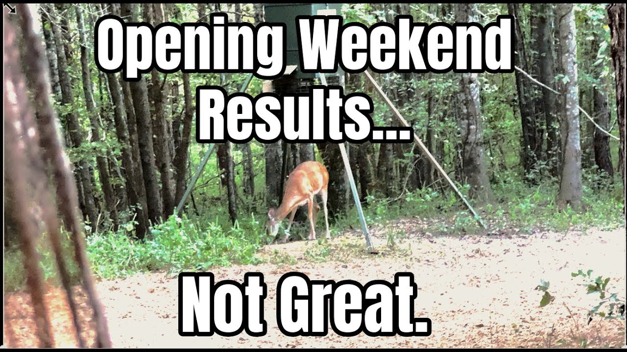 Opening Weekend Deer Hunting!!! Deer at 27 yards!!! - YouTube
