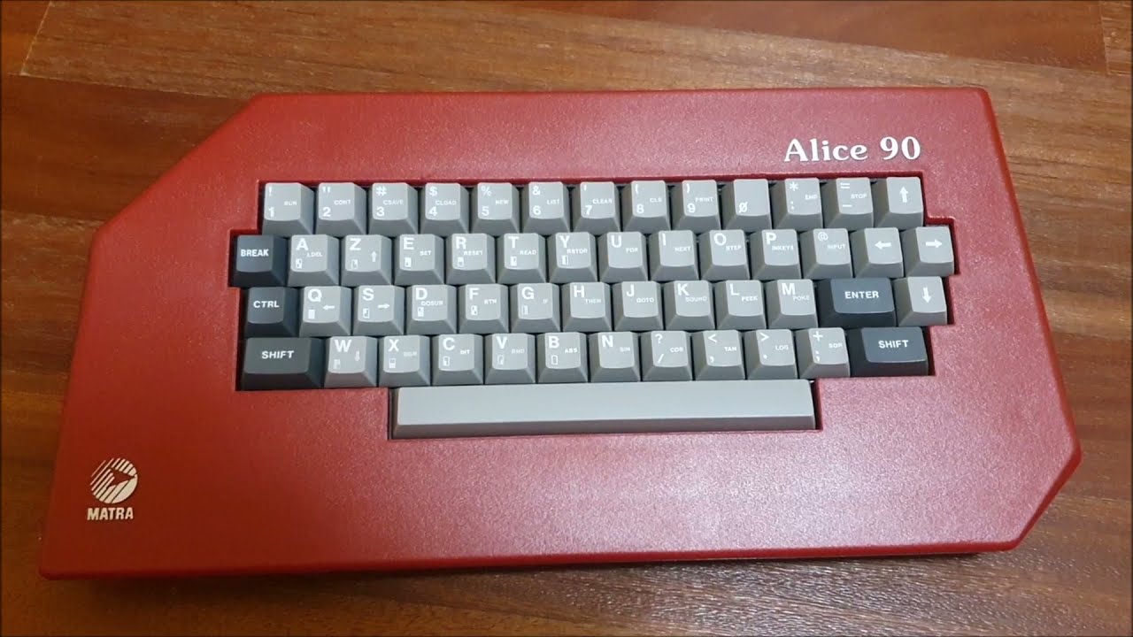 Alice 90 Matra & Hachette Computer Francese [Italiano] - YouTube