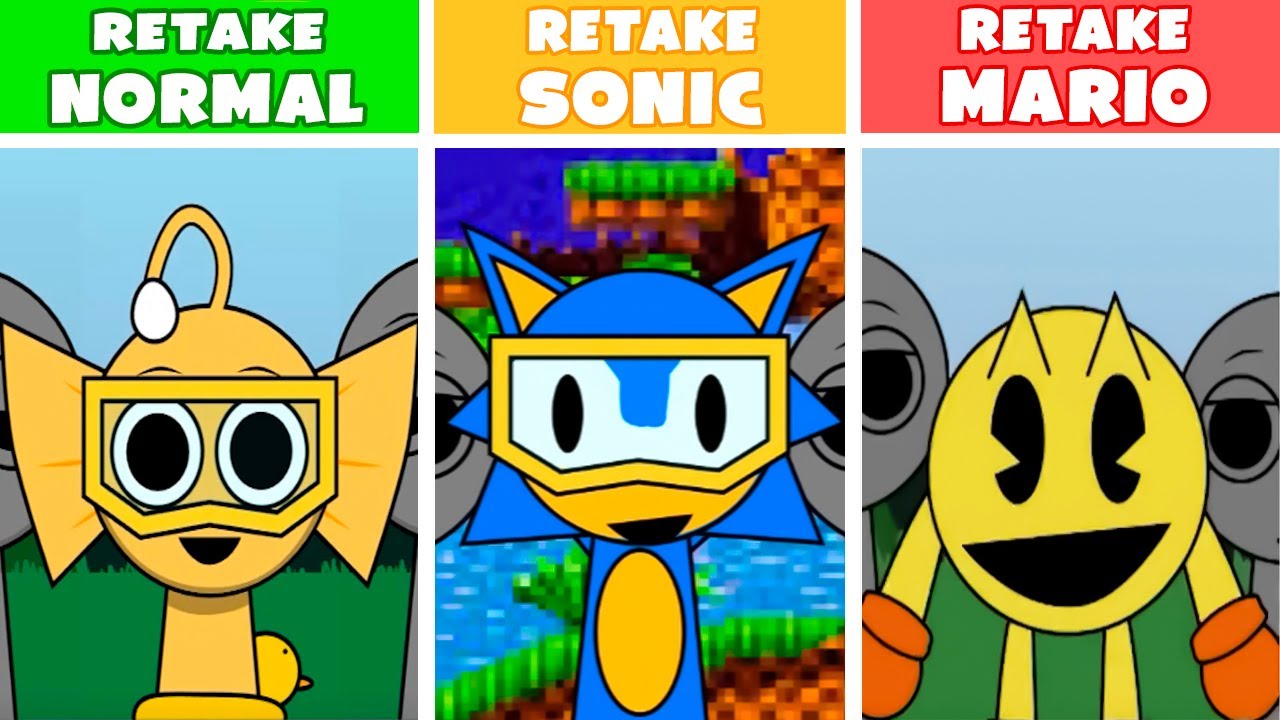 Incredibox Sprunki Retake Vs. Retake Super Mario Vs. Retake Sonic (NEW ...