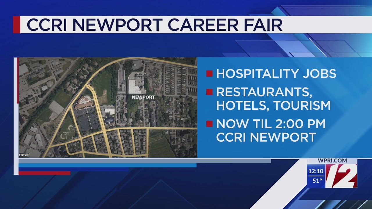CCRI Newport campus holds career fair - YouTube