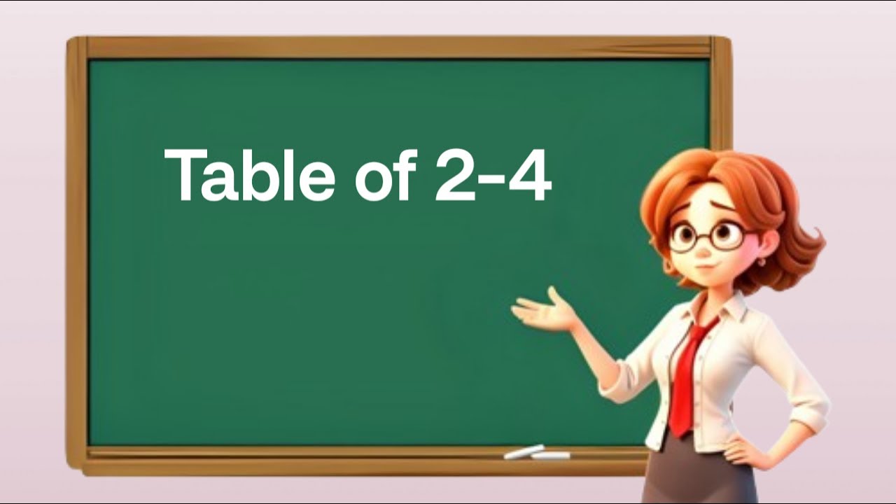 Table of 2-4 - YouTube