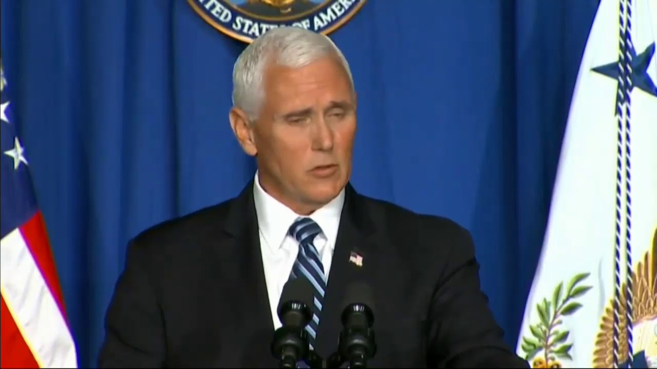VP Pence: “We Stand Ready” Bc Of The ”Historic Mobilization That ...