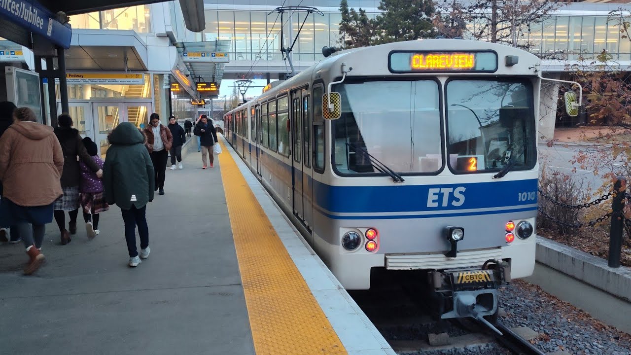 EDMONTON ETS: Health Sciences/Jubilee LRT Station (full station tour ...