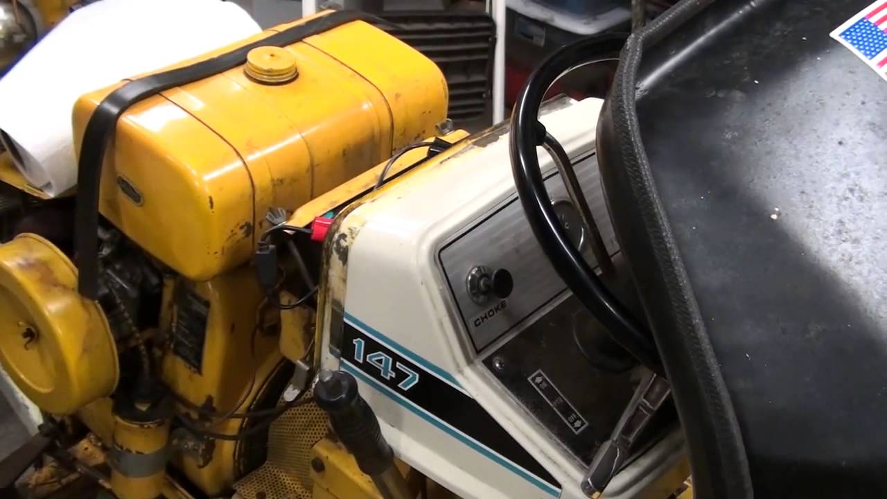Cub Cadet 147 Hood Repair! - YouTube