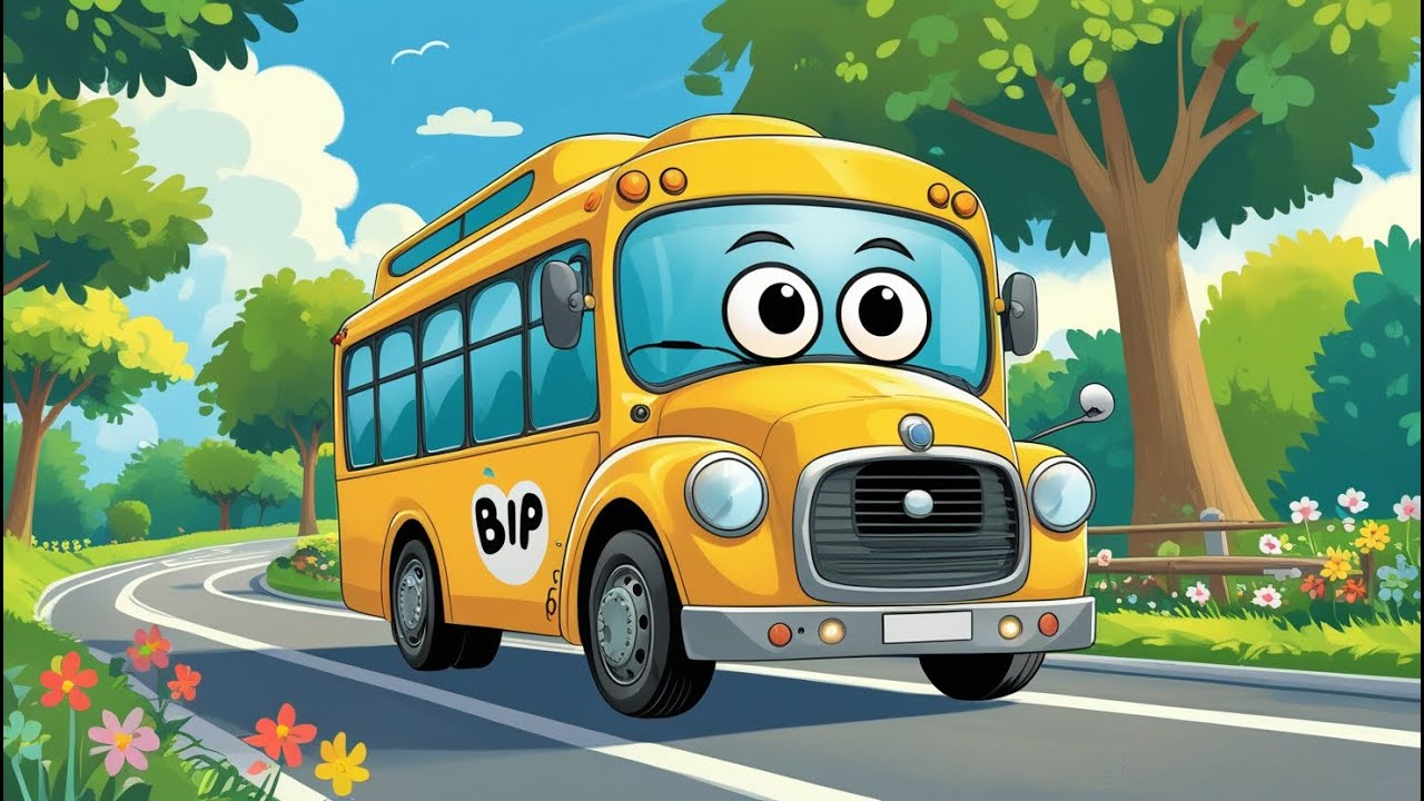 „Autobuzul Vesel – Cântecel Animat pentru Copii” - YouTube