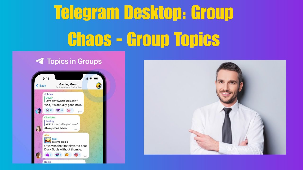 How to Create Multiple Sub-Groups by Topics in Telegram Desktop - YouTube