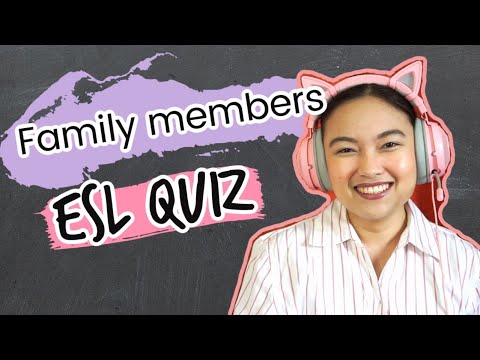 ESL Game about FAMILY MEMBERS| For kids, beginners, online Zoom class ...