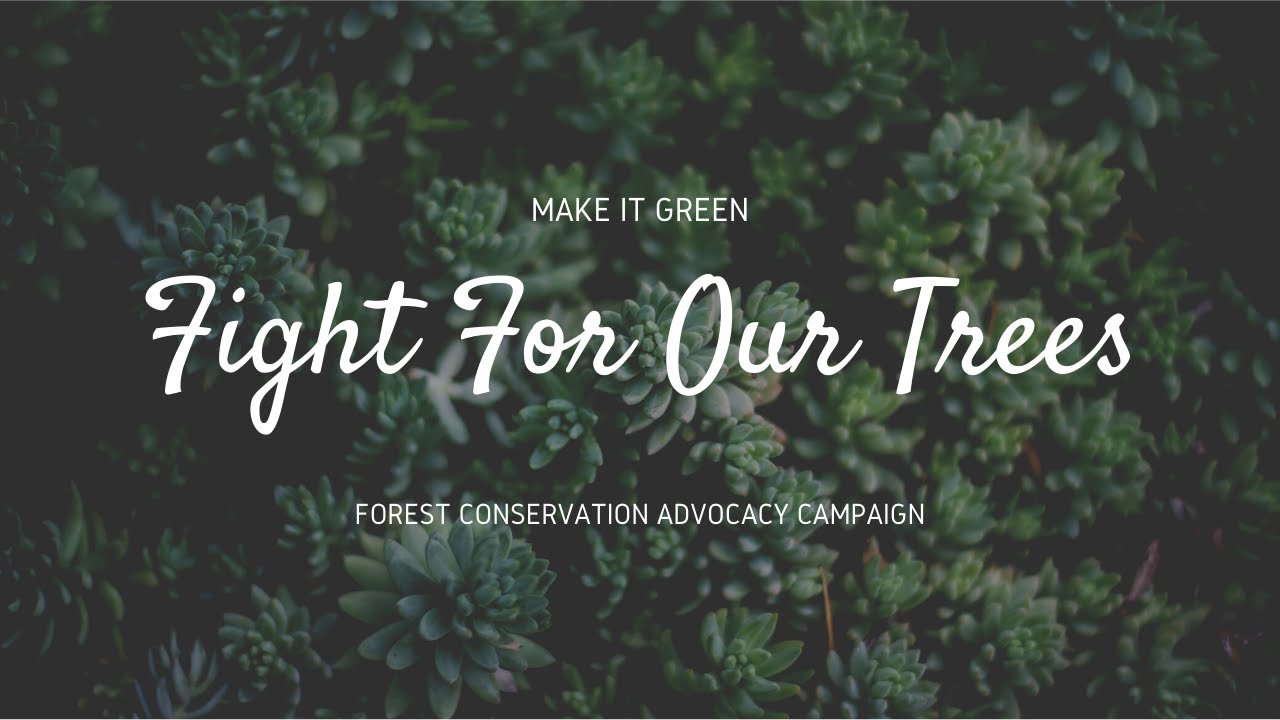 FOREST CONSERVATION ADVOCACY CAMPAIGN VIDEO - YouTube