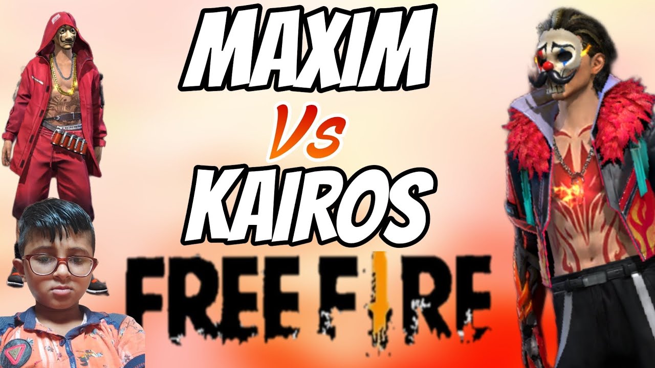Maxim vs Kairos💪🤔 free fire max #freefiremax - YouTube