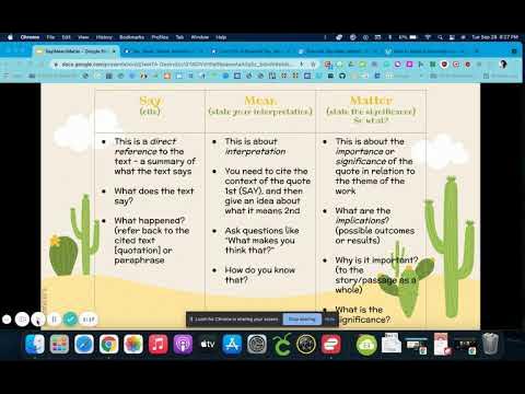 Say:Mean:Matter Strategy - YouTube