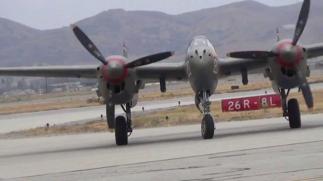 Lockheed P-38 Lightning Flight Demonstration - YouTube