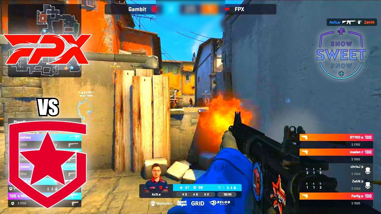 FunPlus Phoenix vs Gambit - Snow Sweet Snow | CSGO HIGHLIGHTS - YouTube