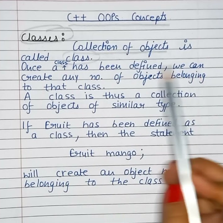 Class in OOP | Class in C++ in hindi | C++ tutorial for beginners | #shorts #oops #youtubeshorts ...