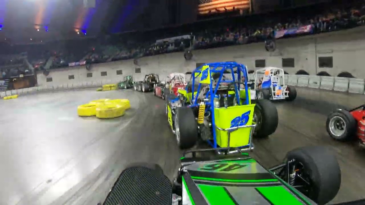 IN-CAR Flip @ 2022 Atlantic City TQ Midget Race - YouTube
