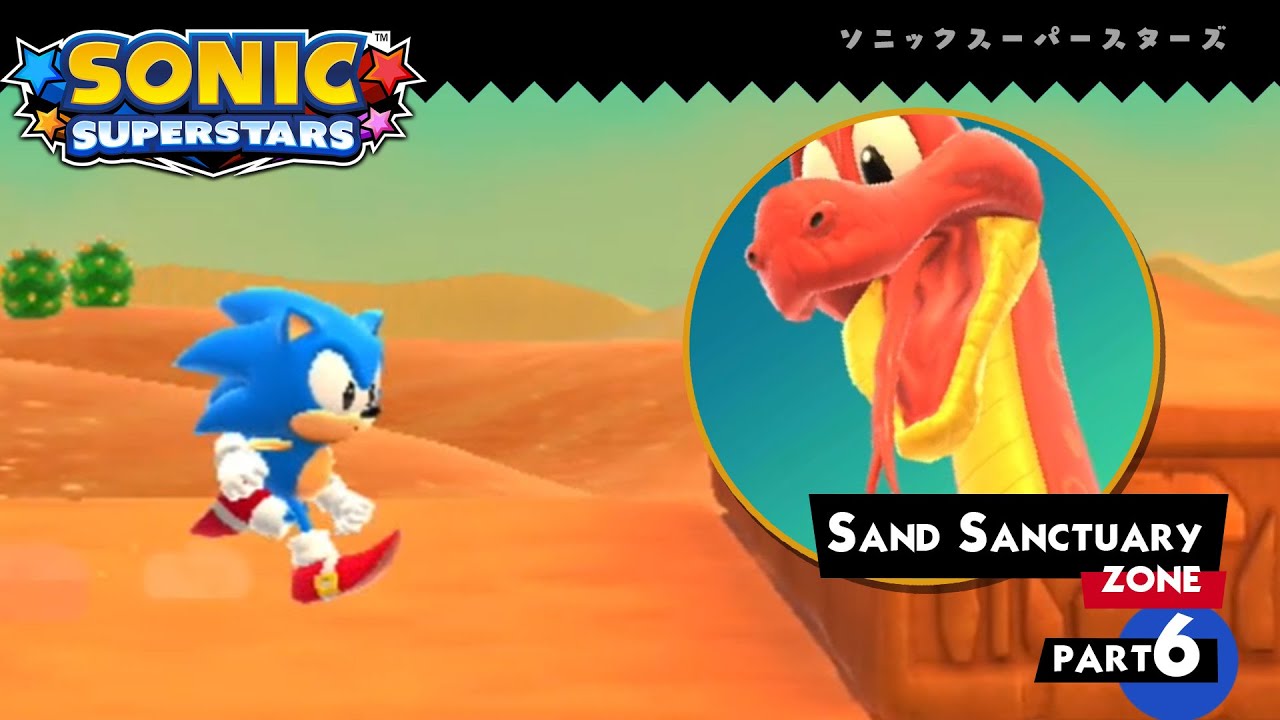 Sand Sanctuary Zone | Sonic Superstars | Part 6 - YouTube