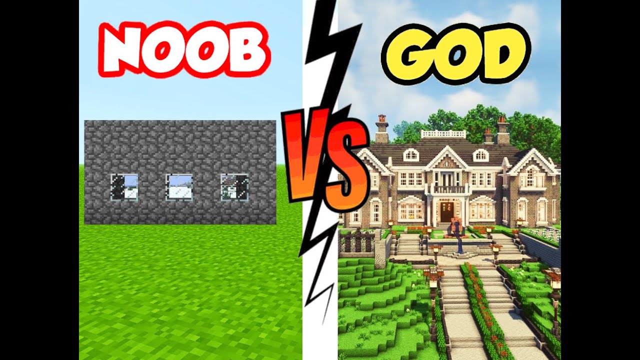 Minecraft NOOB vs PRO: HOUSE BUILD CHALLENGE - YouTube