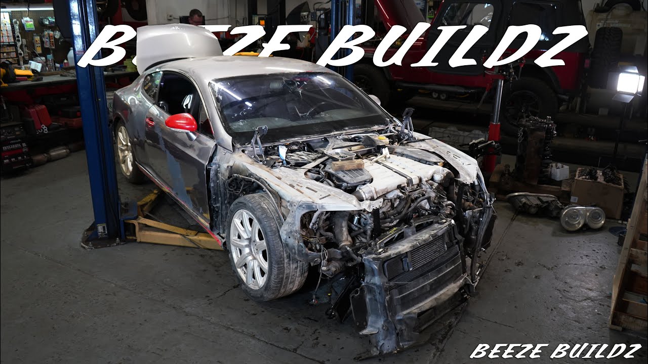 Repairing the Suspension on our Wrecked Bentley - YouTube