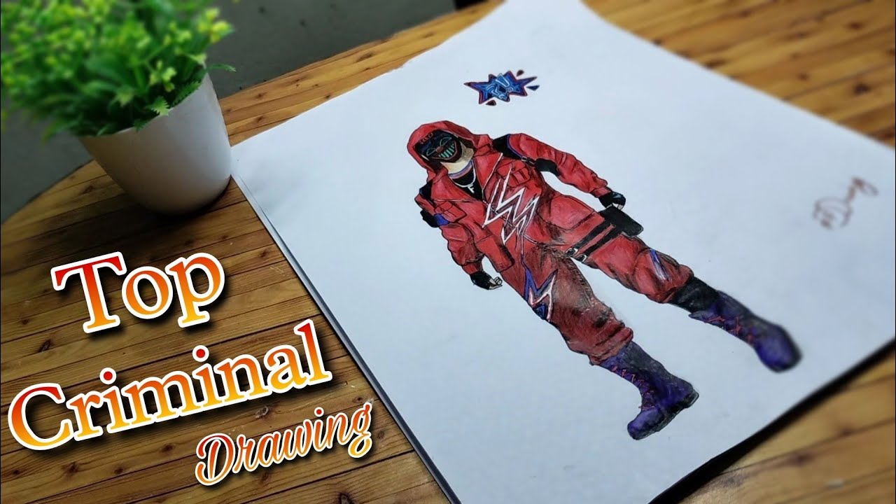 Top criminal drawing 🎨 neon criminal - YouTube