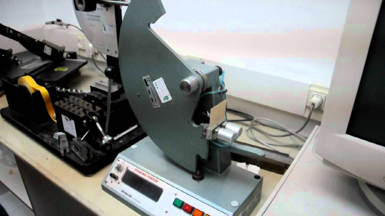 Paper mill - Tearing test.avi - YouTube