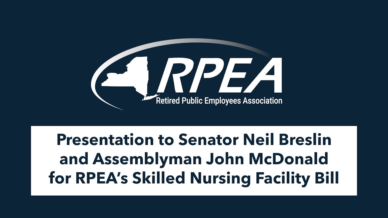 RPEA Annual Meeting 2022 - Presentation to Senator Neil Breslin and ...