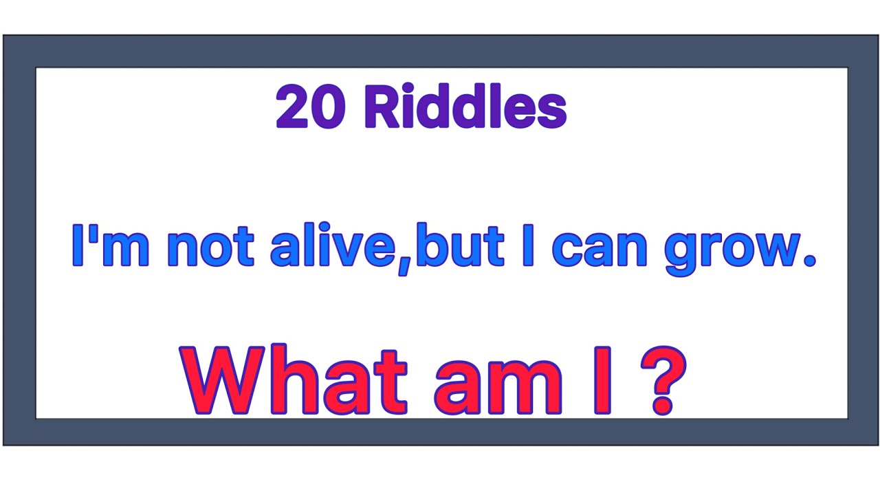 20 Riddles | Challenging riddles: #3 | The Puzzle Store - YouTube
