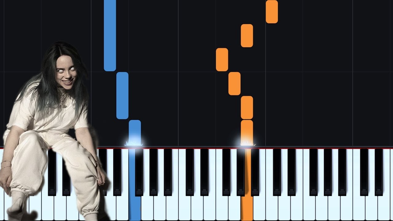 Billie Eilish - listen before i go Piano Tutorial - YouTube