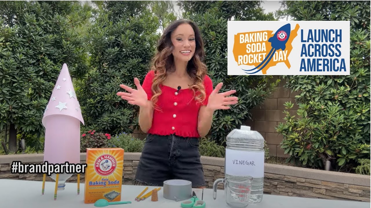 How to Build a Baking Soda Rocket | Arm & Hammer Baking Soda Rocket Day ...