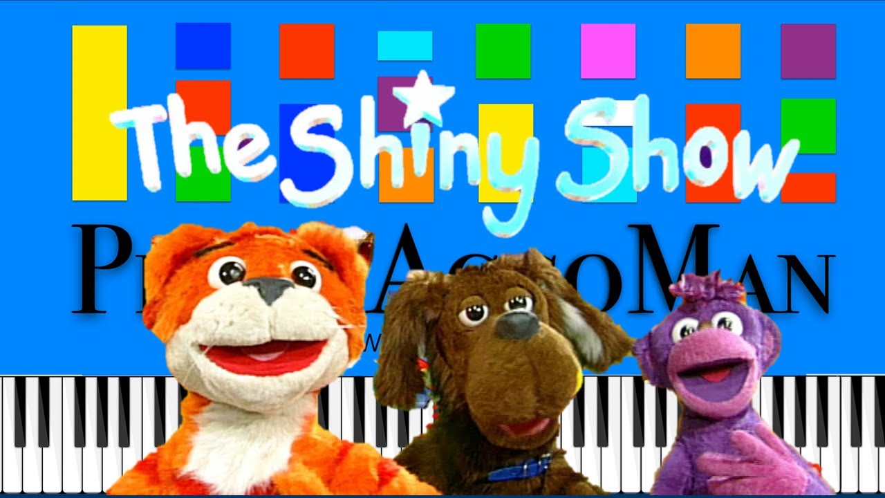 CBeebies - The Shiny Show Theme Song (Slow Easy Medium) Piano Tutorial ...
