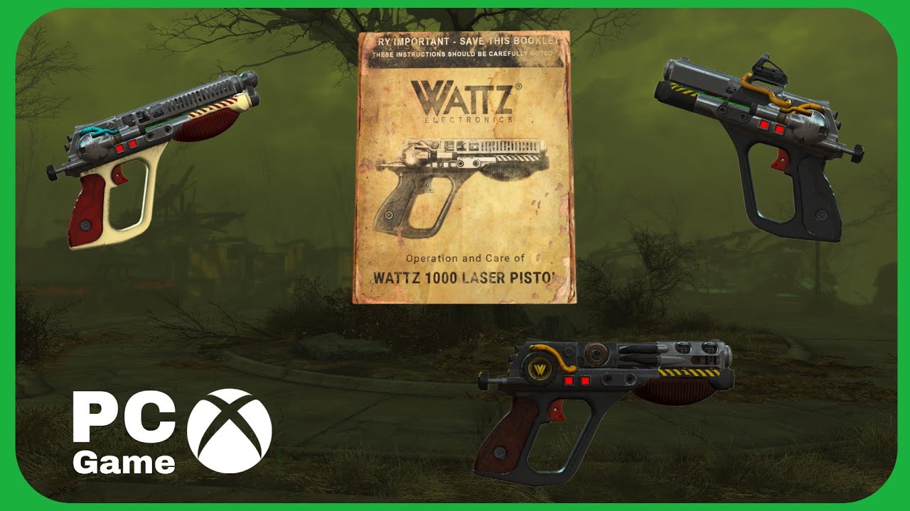 Fallout 4 Classic Weaponry Wattz 1000 Review - YouTube