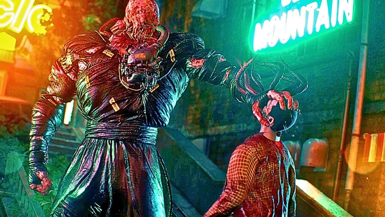 Ellie vs Nemesis Chase Encounter - Resident Evil 3 Remake PC MOD - YouTube